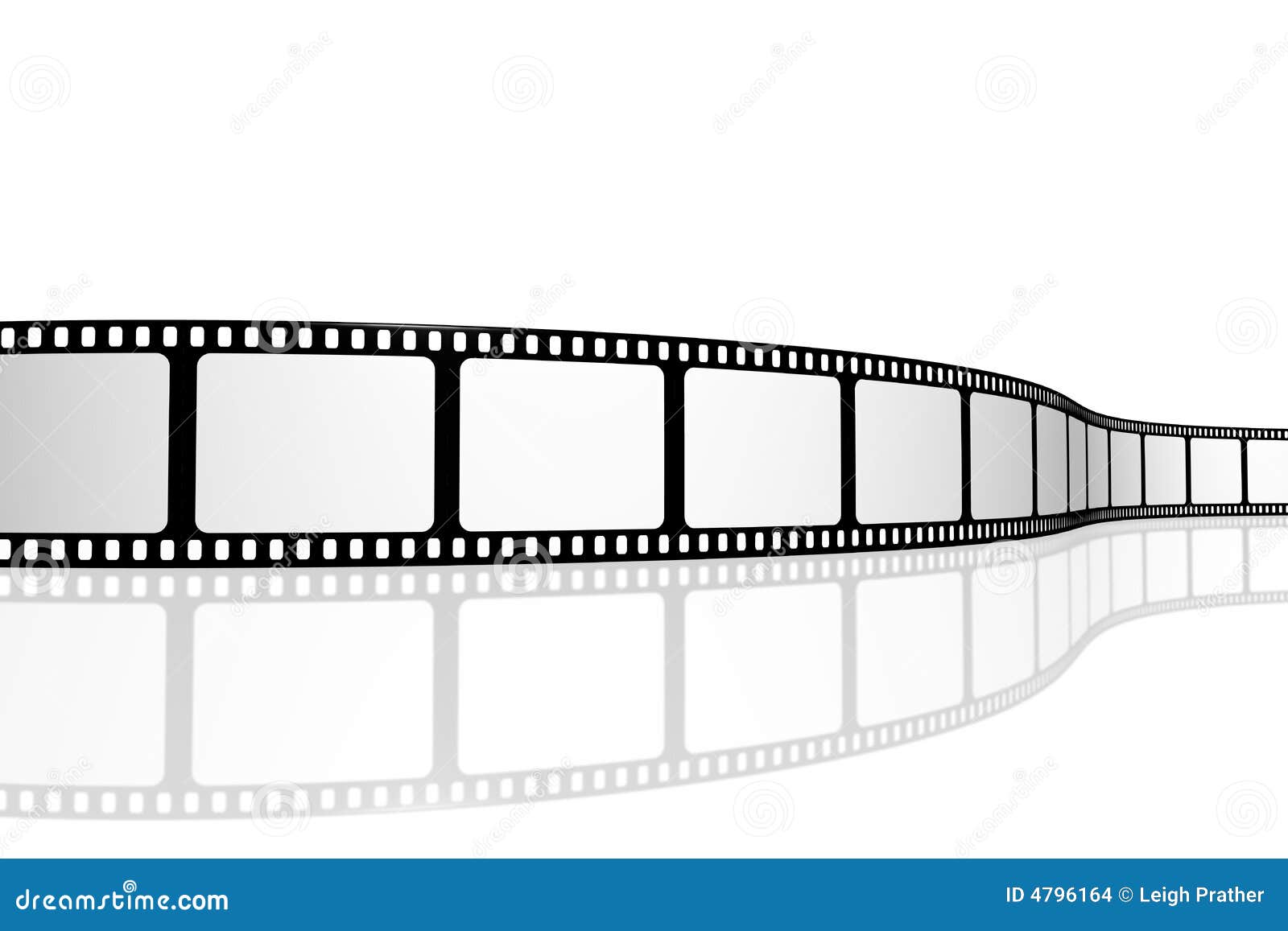 Blank film strip stock illustration. Illustration of retro - 4796164