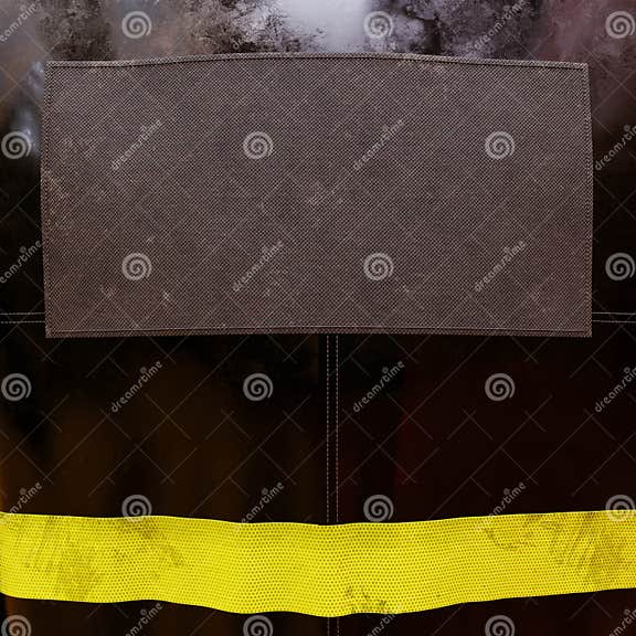 Blank Firefighter Jacket stock illustration. Illustration of blank ...