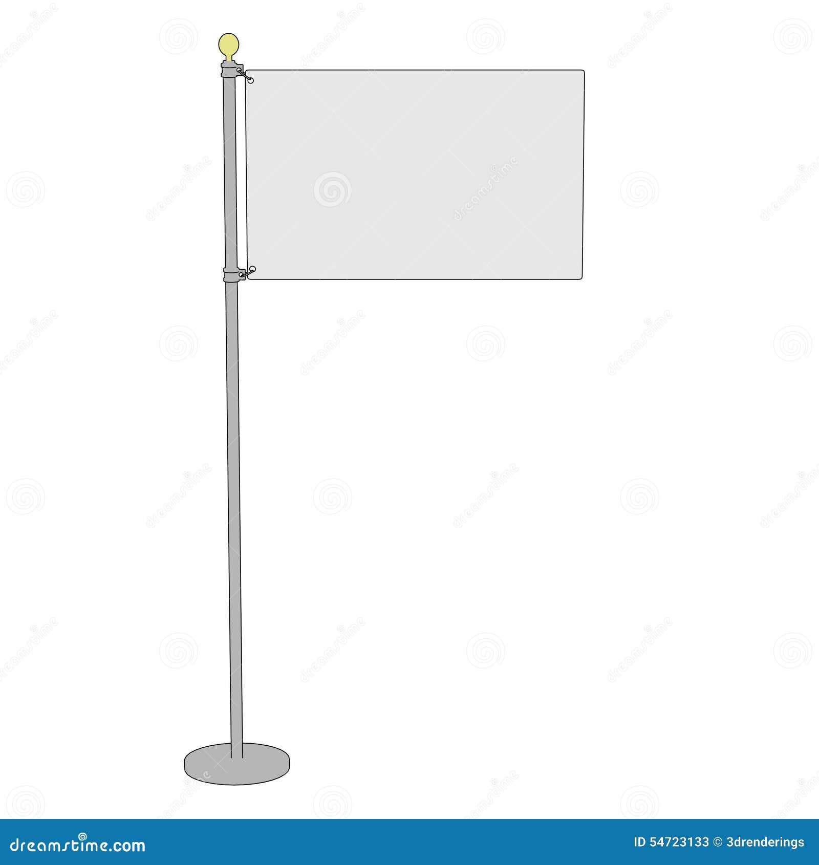 Blank flag stock illustration. Illustration of blank - 54723133