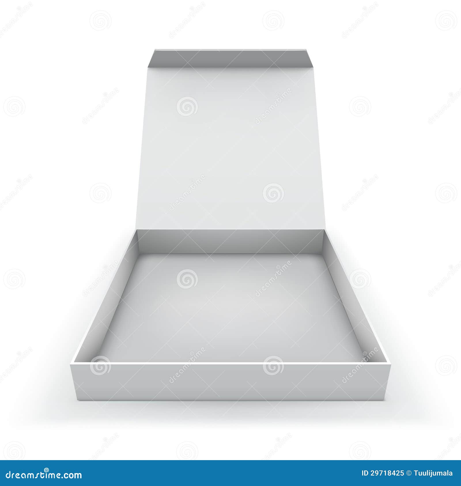 Blank flat box stock vector. Illustration of delivery - 29718425