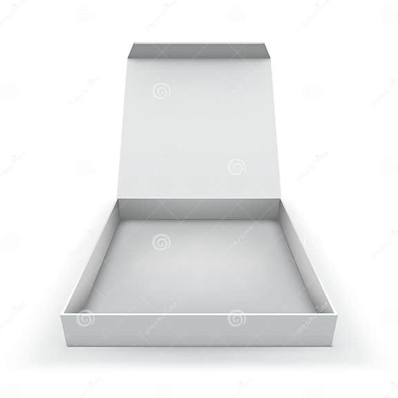 Blank flat box stock vector. Illustration of delivery - 29718425