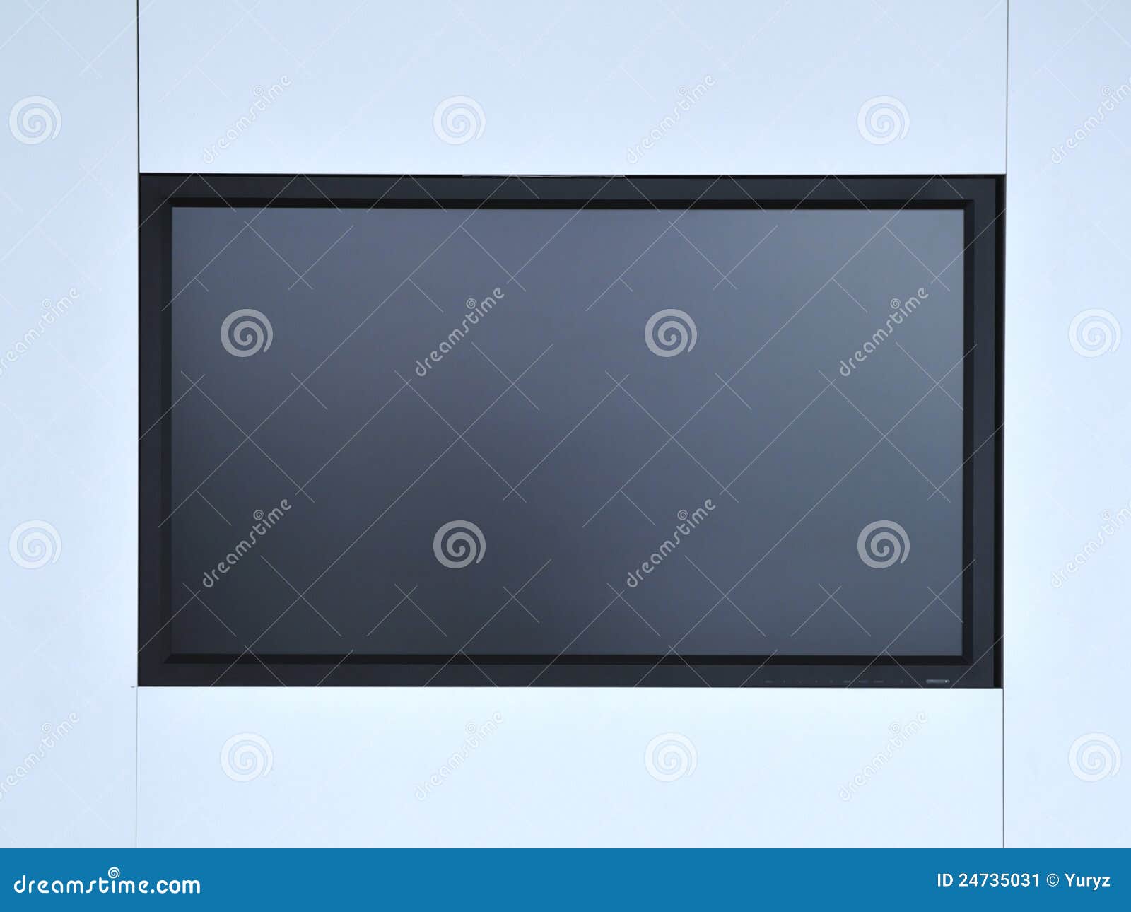 Blank flat panel stock image. Image of monitor, wide - 24735031
