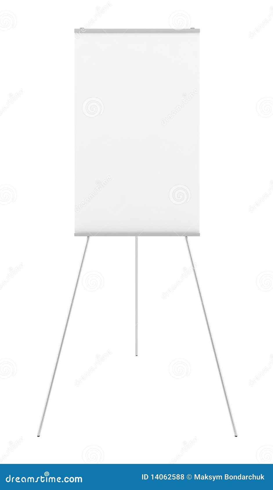 Blank Flipchart Isolated On White Background Royalty-Free Stock Image | CartoonDealer.com #14062588