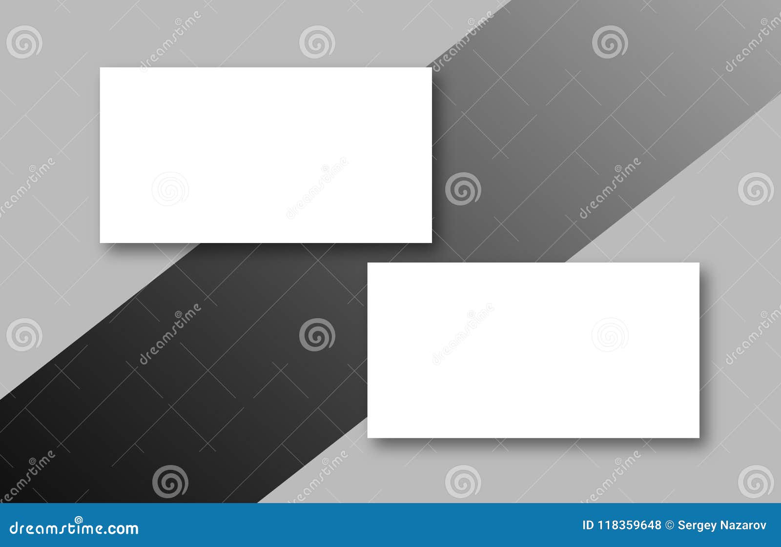 Empty White Posters on Gray Background Stock Illustration ...