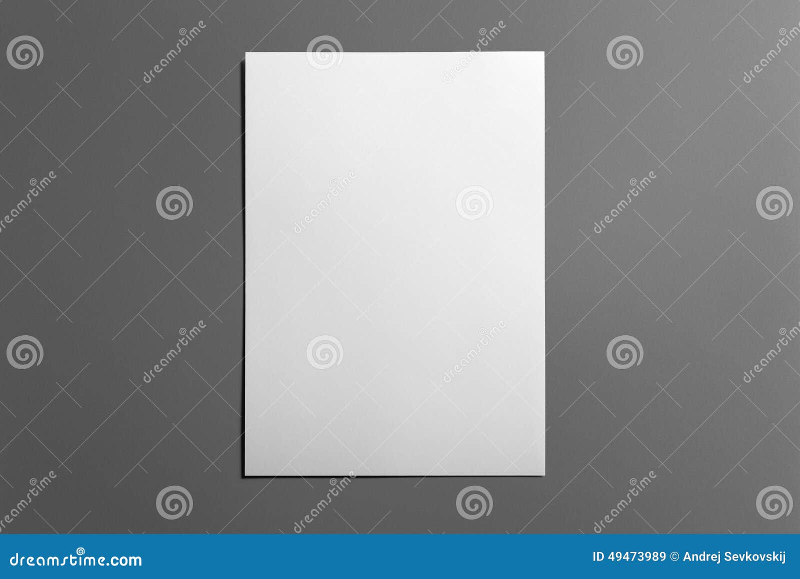 Blank Flyer, Leaflet Isolated On Soft Background Royalty-Free Stock ...