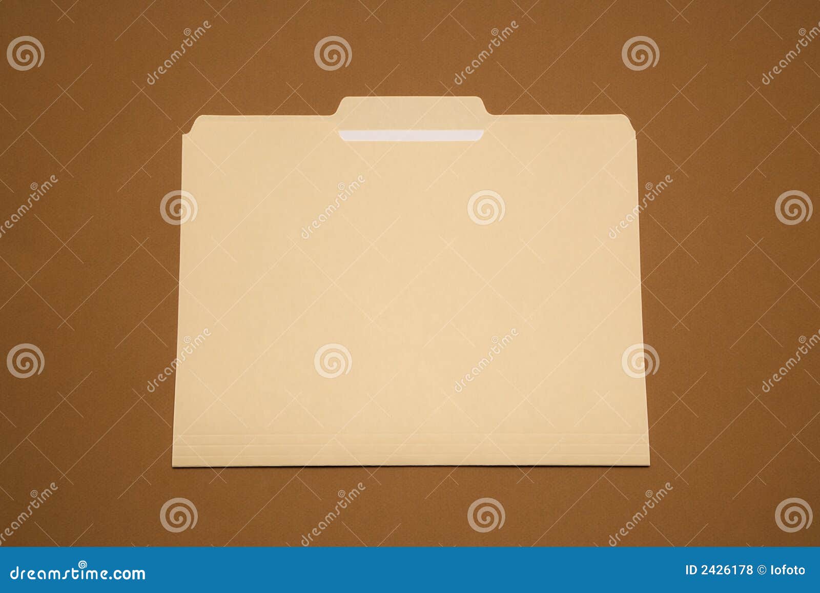 Blank folder. stock photo. Image of space, office, colour - 2426178