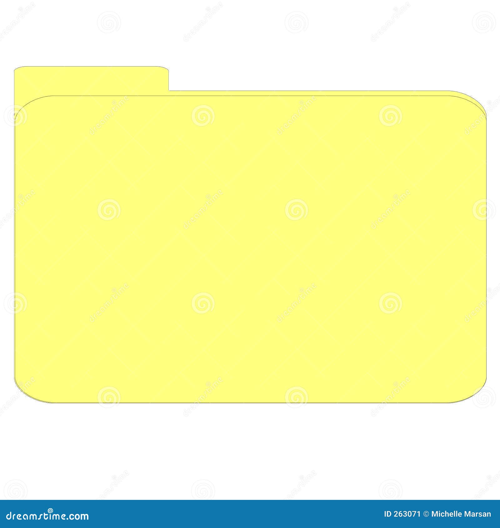Blank folder stock illustration. Illustration of business - 263071