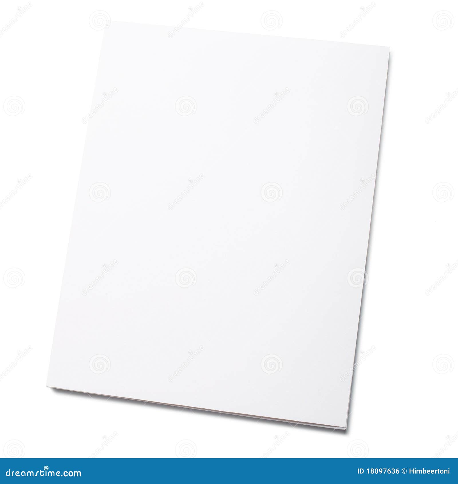 Blank Folder To Fill with Your Cover Design Stock Photo - Image of ...