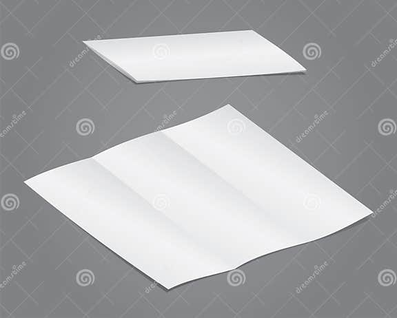 Blank folding stock vector. Illustration of isolated - 19662038