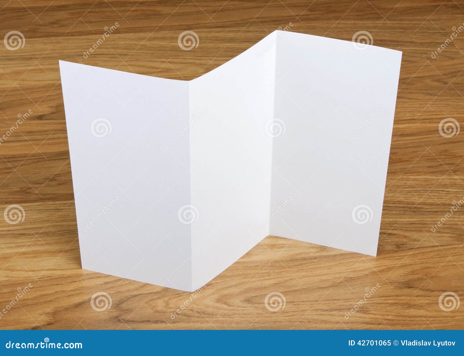 Blank folding page booklet stock image. Image of business - 42701065