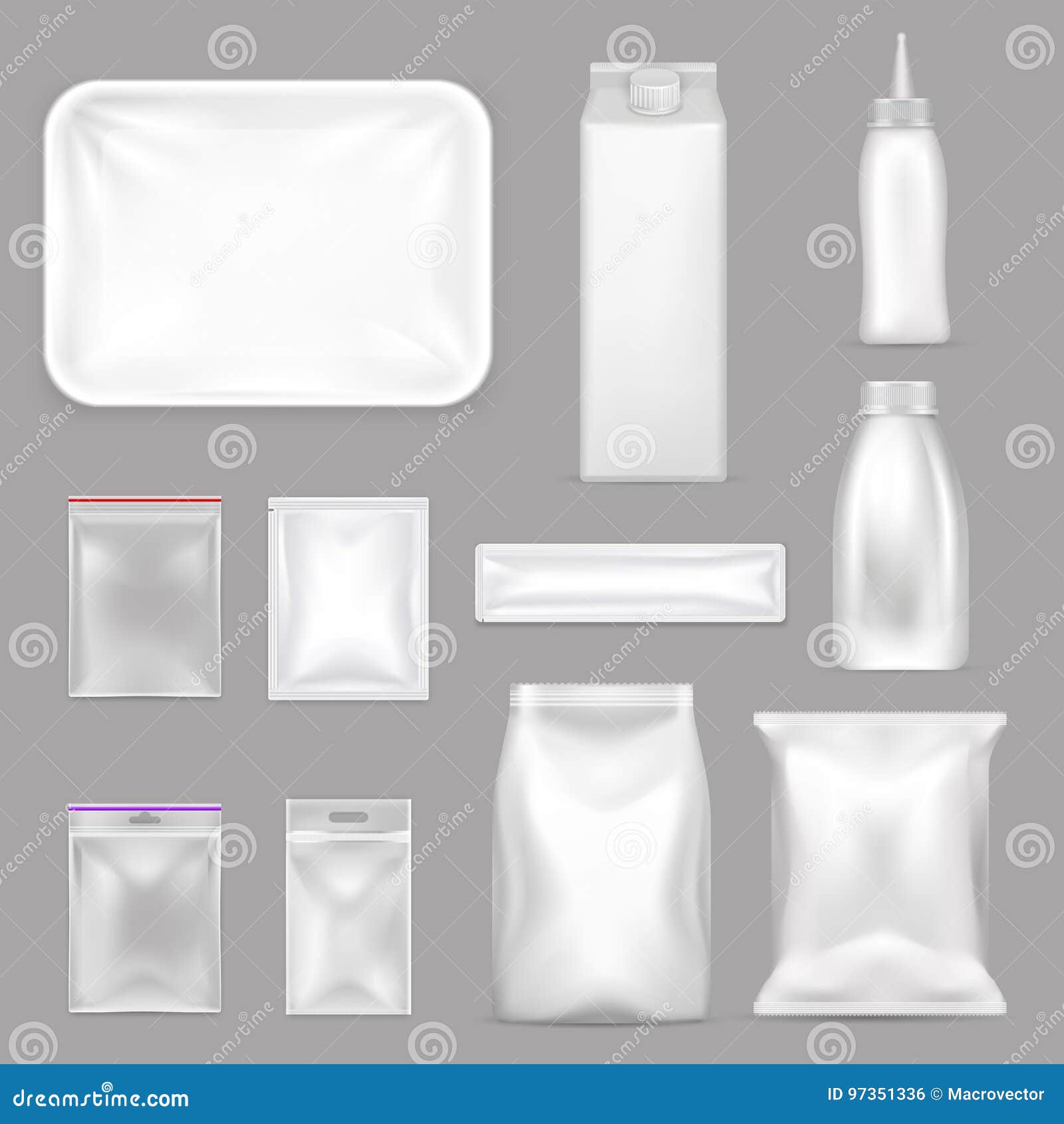 Food Packaging Package Illustration. Food Shopping, Food Delivery ...