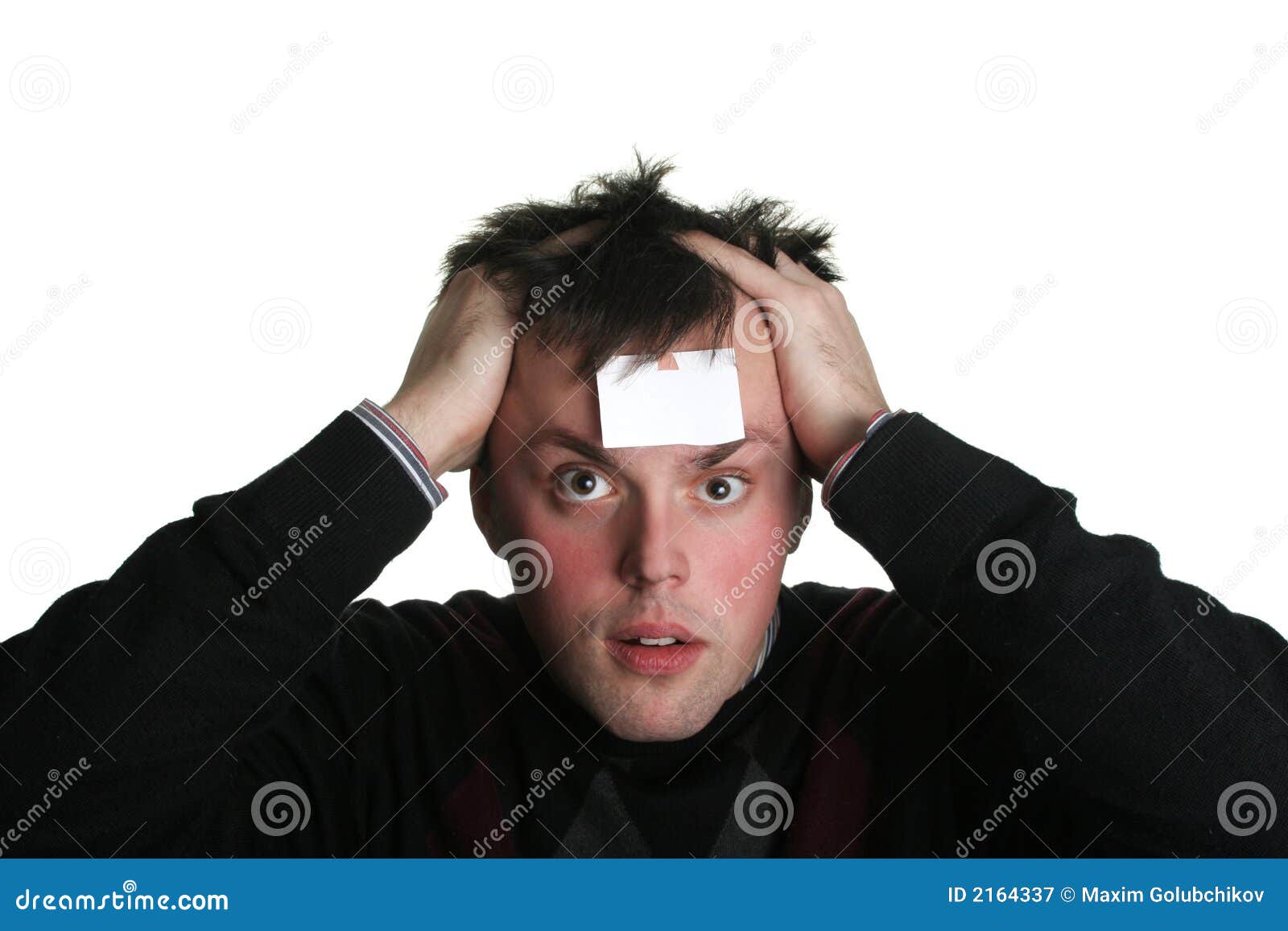 Blank Forehead Four Picture. Image: 2164337