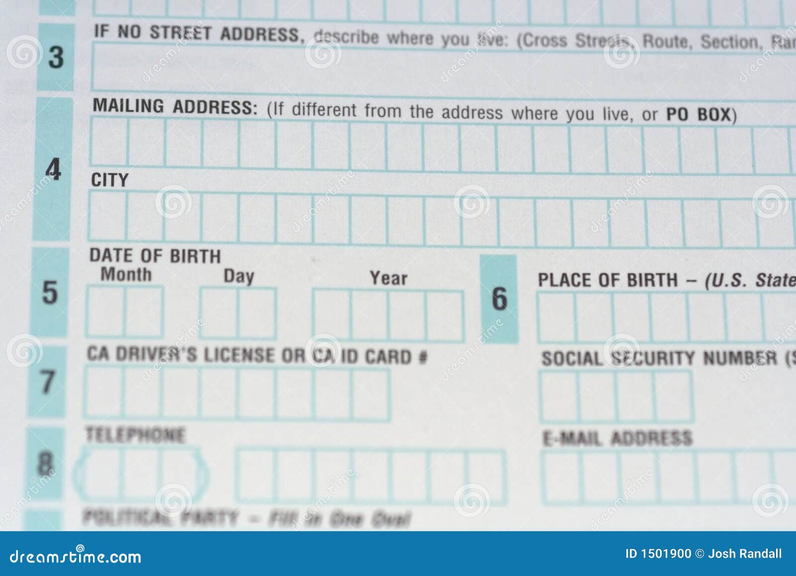 Blank form stock photo. Image of complete, government - 1501900