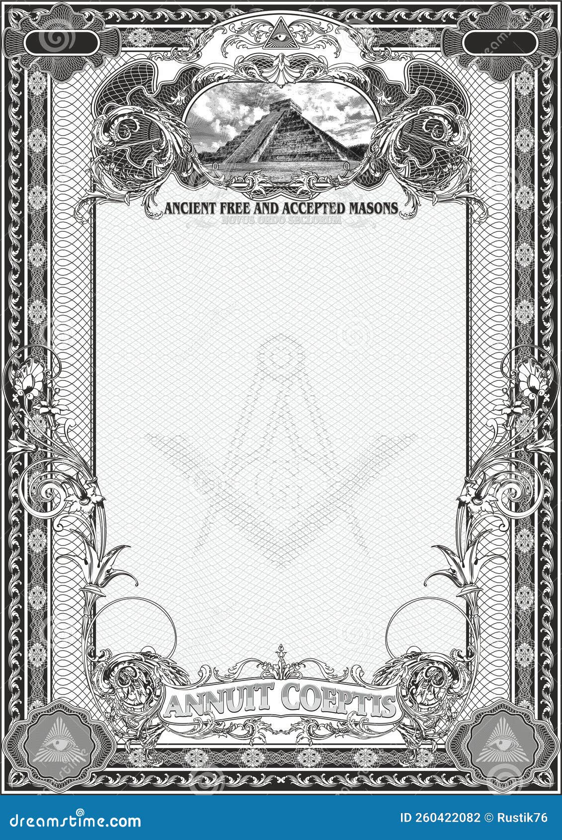 Vertical Form for Creating Certificates, Diplomas, Bills and Other ...