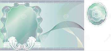 Blank banknote layout stock illustration. Illustration of copy - 99423015