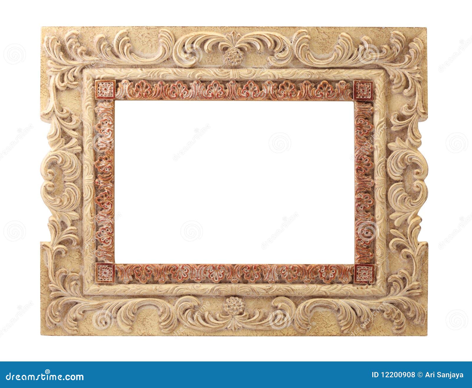 Blank frame stock photo. Image of objects, photographic - 12200908