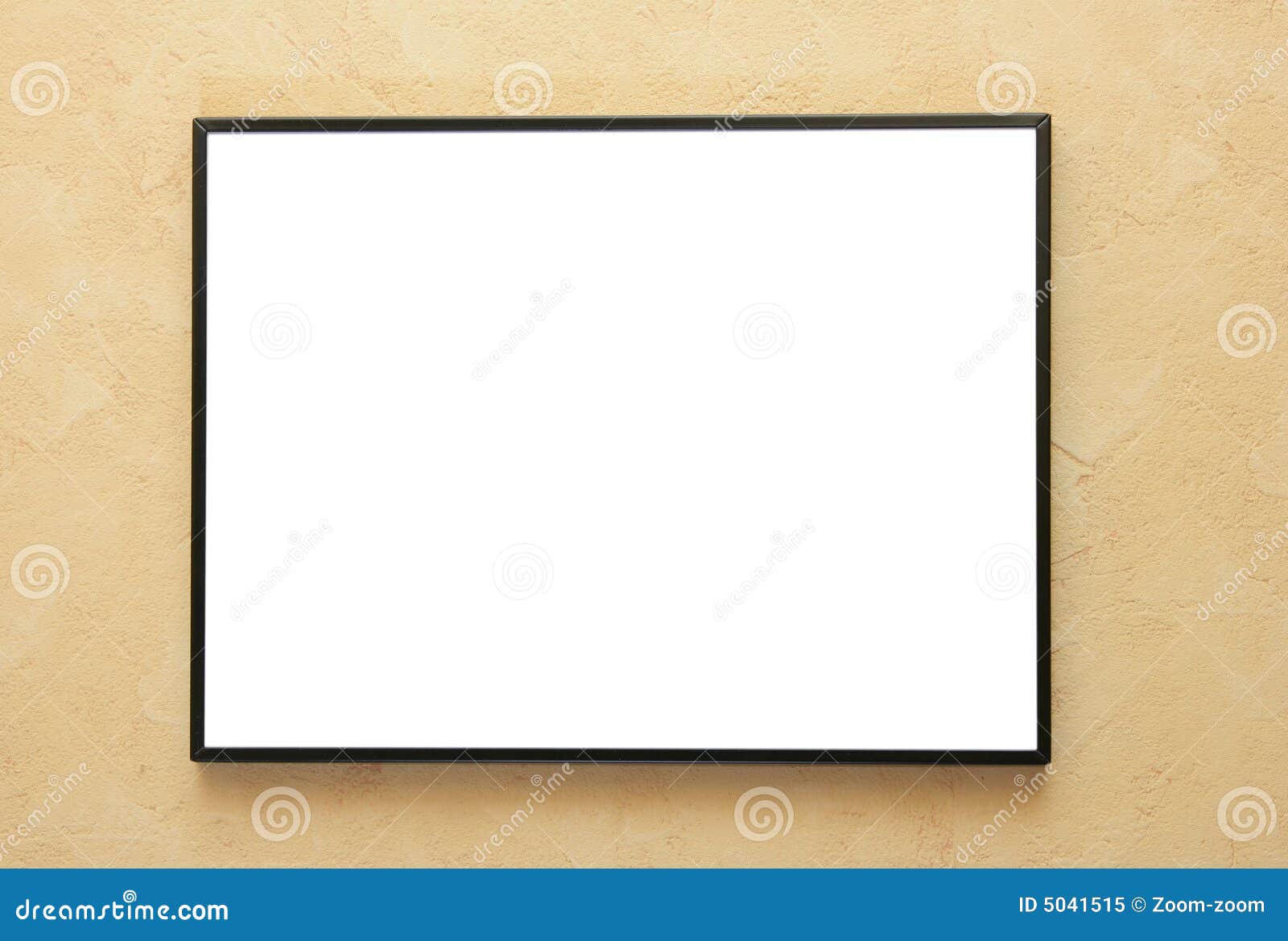 Blank frame stock image. Image of black, museum, decoration - 5041515