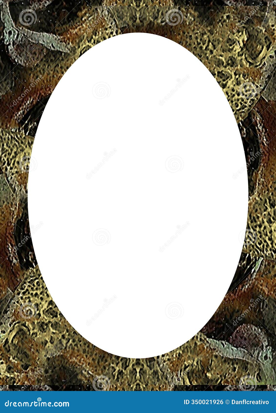 Blank Frame with Textured Design Rounded Borders Stock Photo - Image of ...