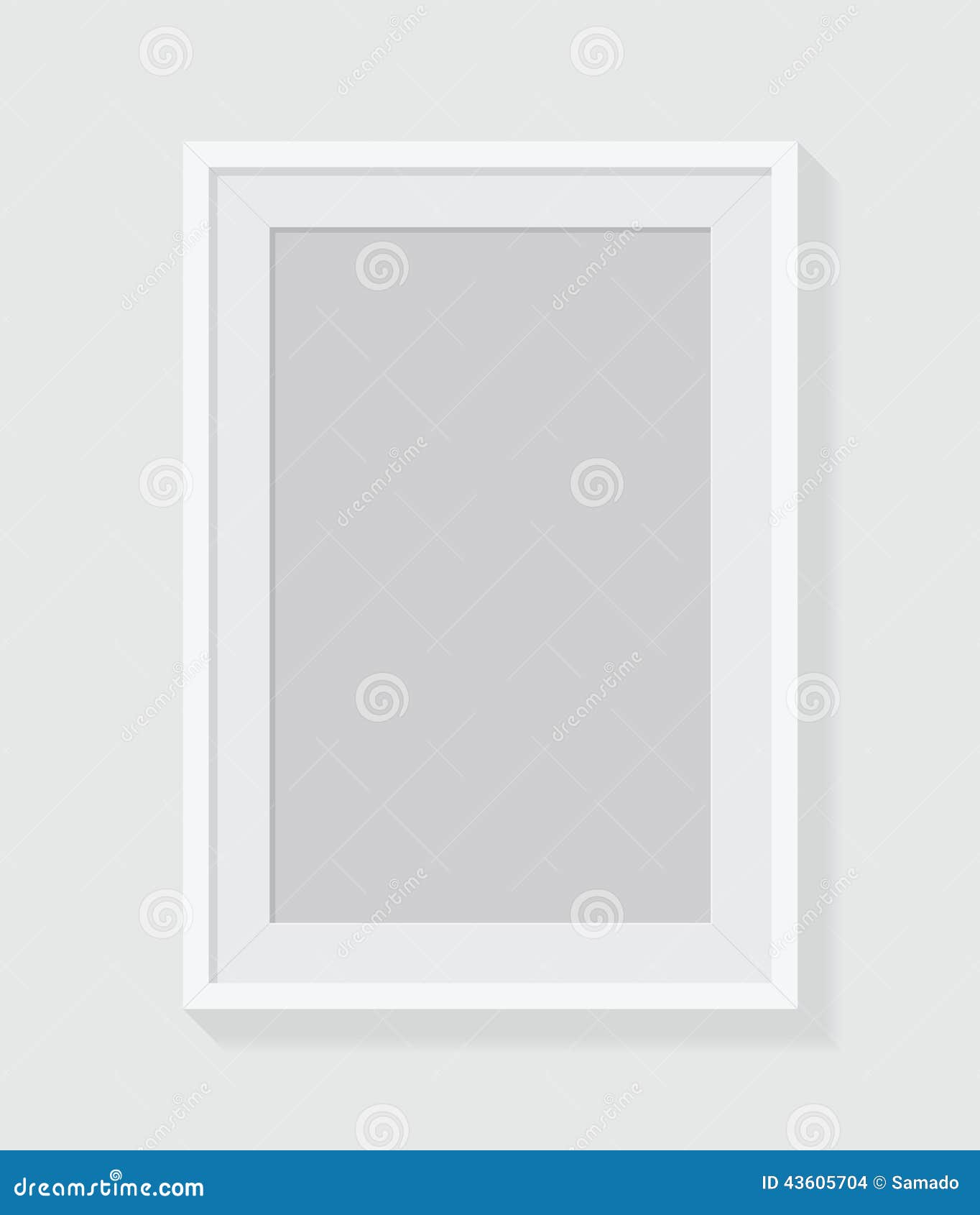 Blank frame stock vector. Illustration of soft, business - 43605704