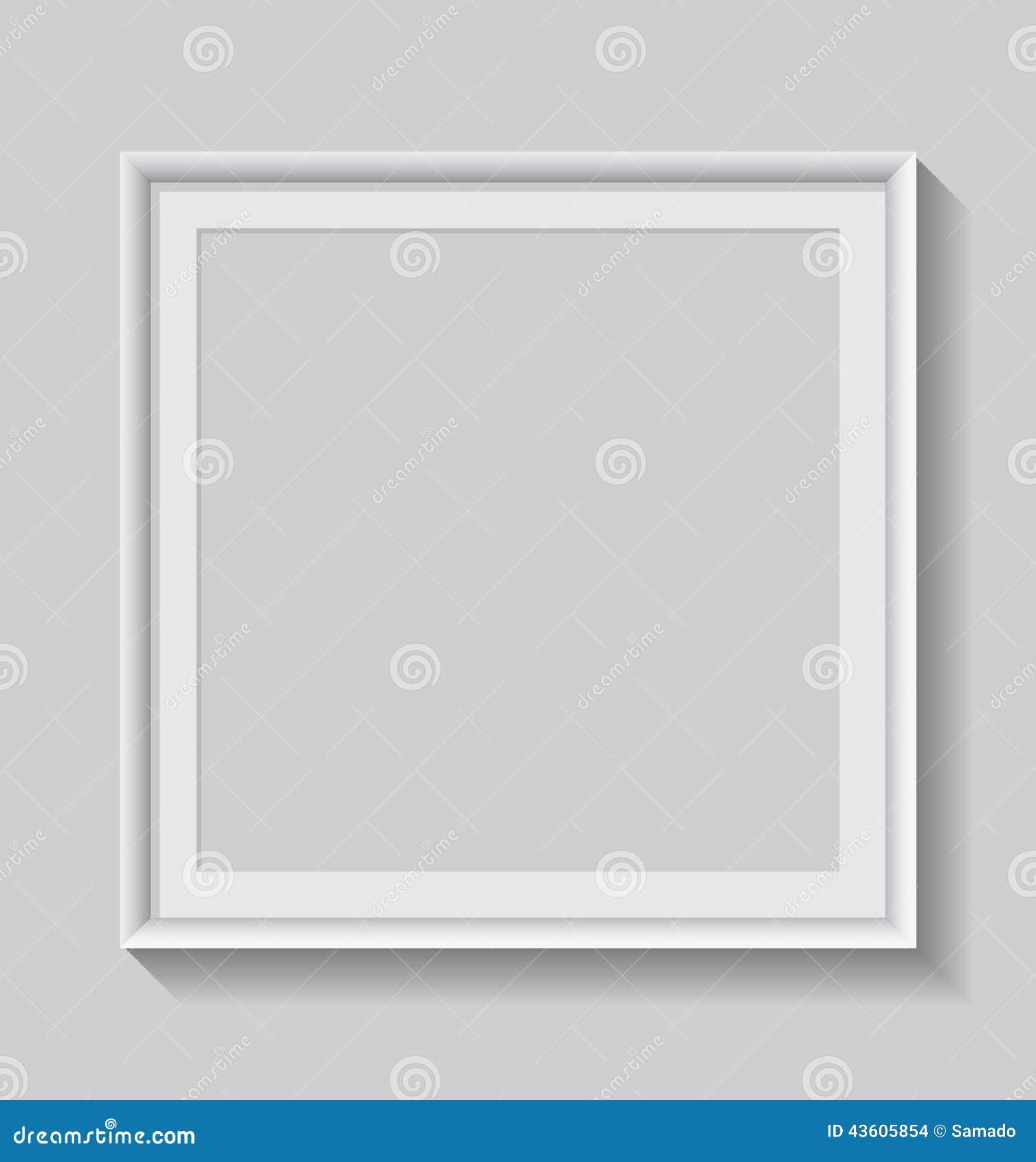 Blank frame stock vector. Illustration of shadow, people - 43605854