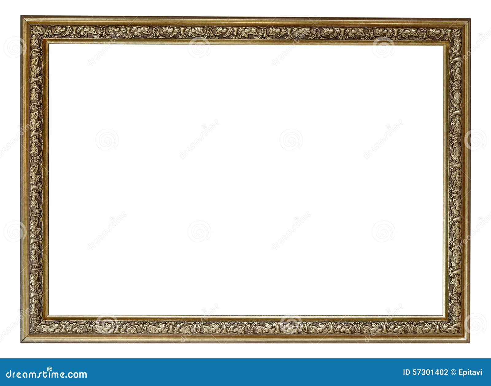 Blank frame stock photo. Image of fashioned, wood, paintings - 57301402