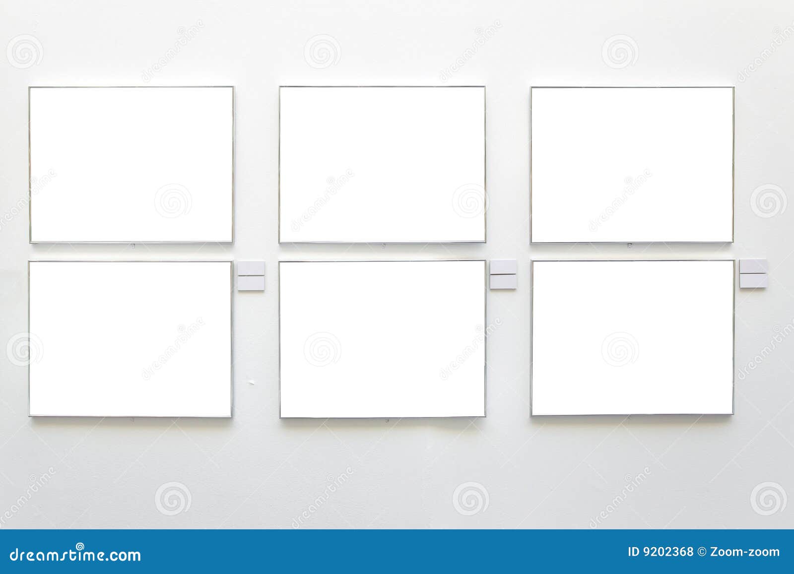 Blank frames stock photo. Image of creations, exhibition - 9202368