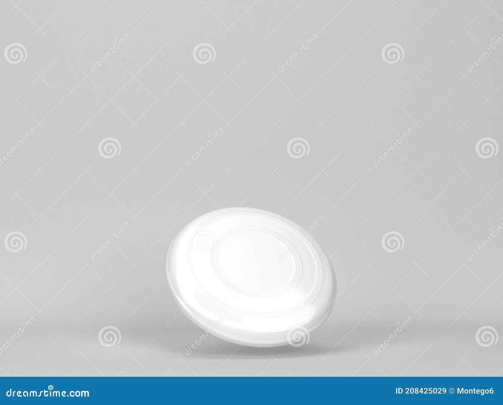 Blank frisbee mockup stock illustration. Illustration of activity ...