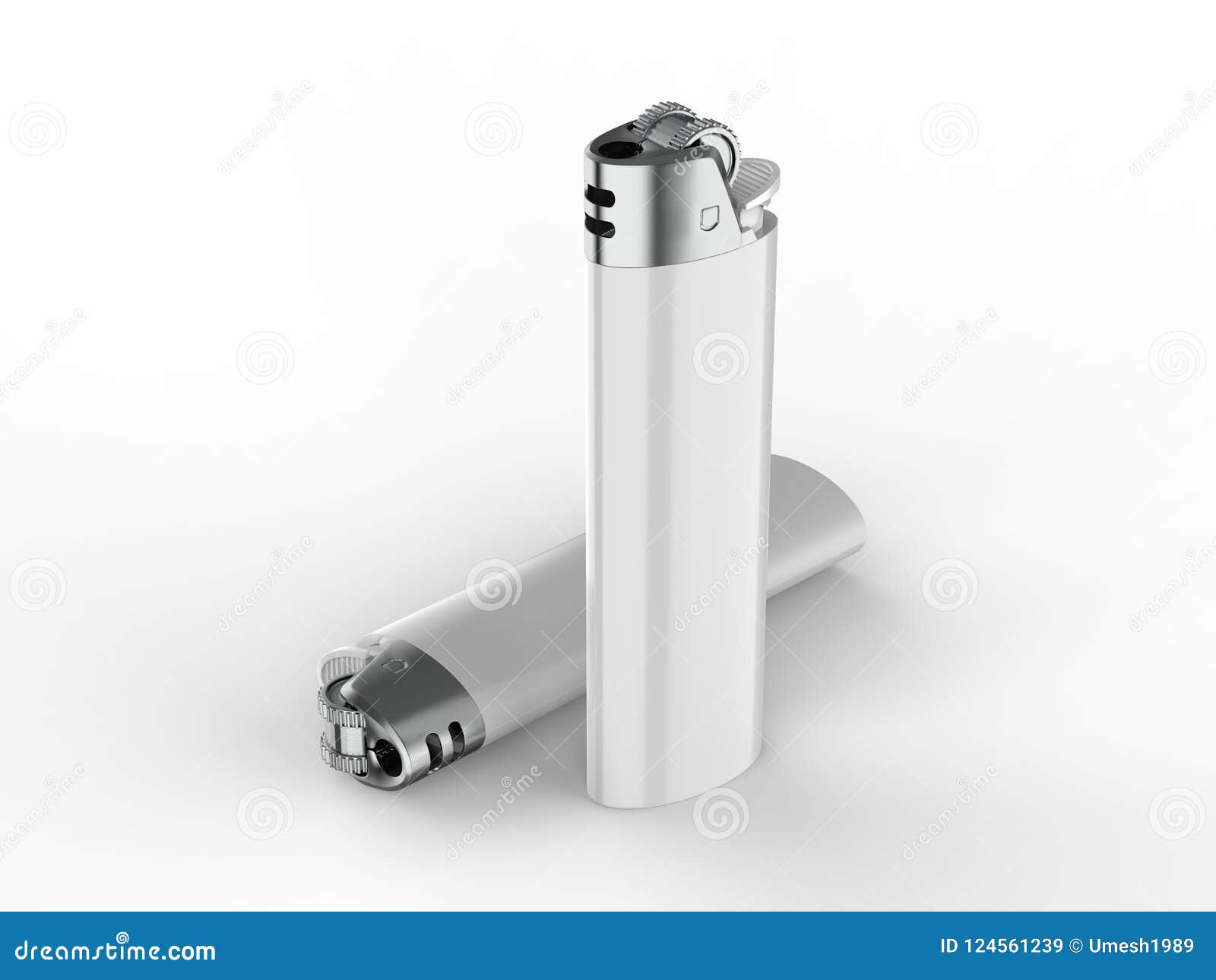 Blank Gas Lighter for Design Presentation or Mock Up. 3d Render ... Blank Gas Lighter for Design Presentation or Mock Up. 3d Render ...