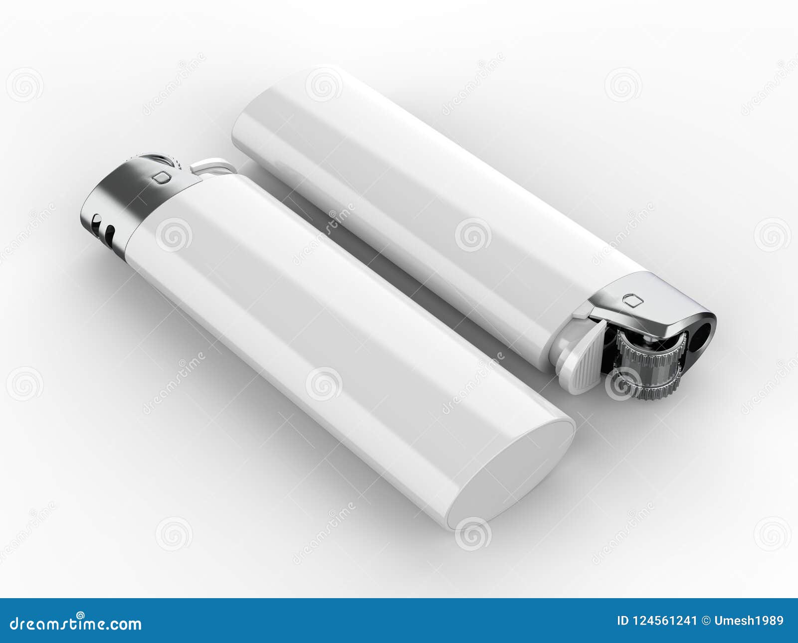 Blank Gas Lighter for Design Presentation or Mock Up. 3d Render ... Blank Gas Lighter for Design Presentation or Mock Up. 3d Render ...