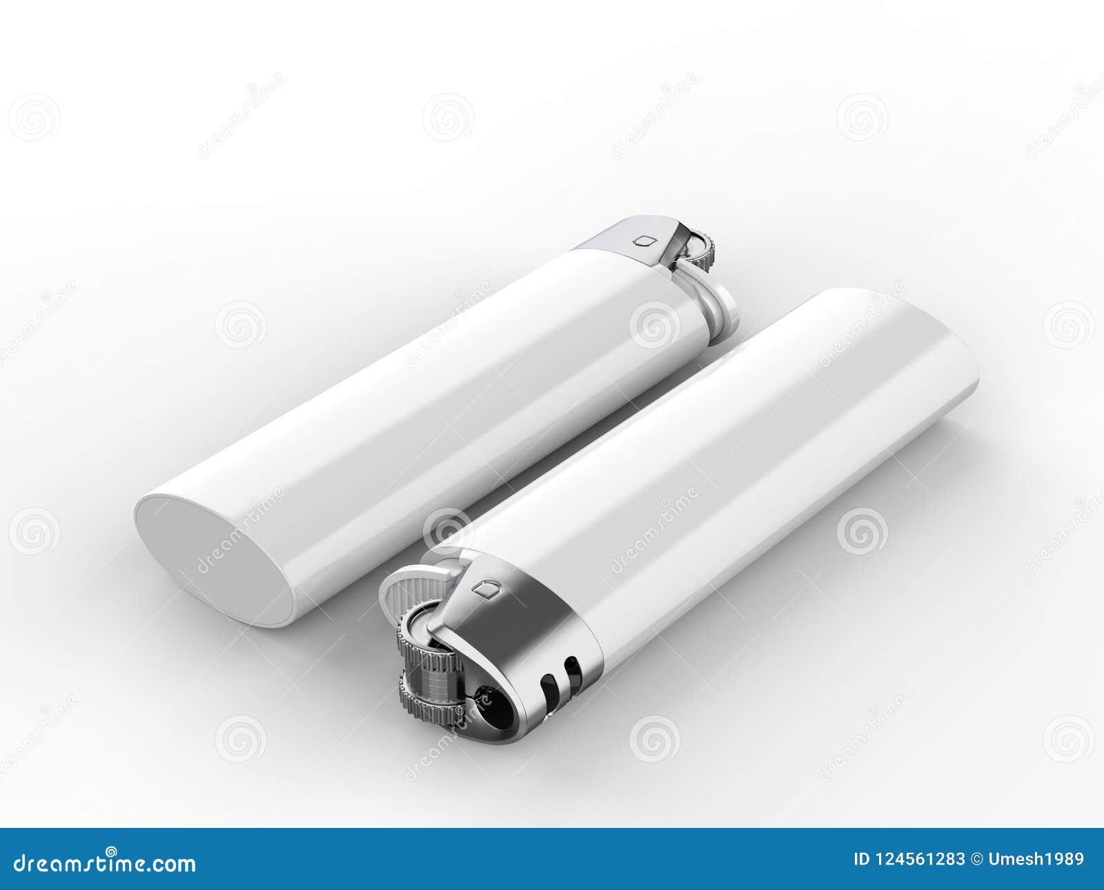 Blank Gas Lighter for Design Presentation or Mock Up. 3d Render ... Blank Gas Lighter for Design Presentation or Mock Up. 3d Render ...
