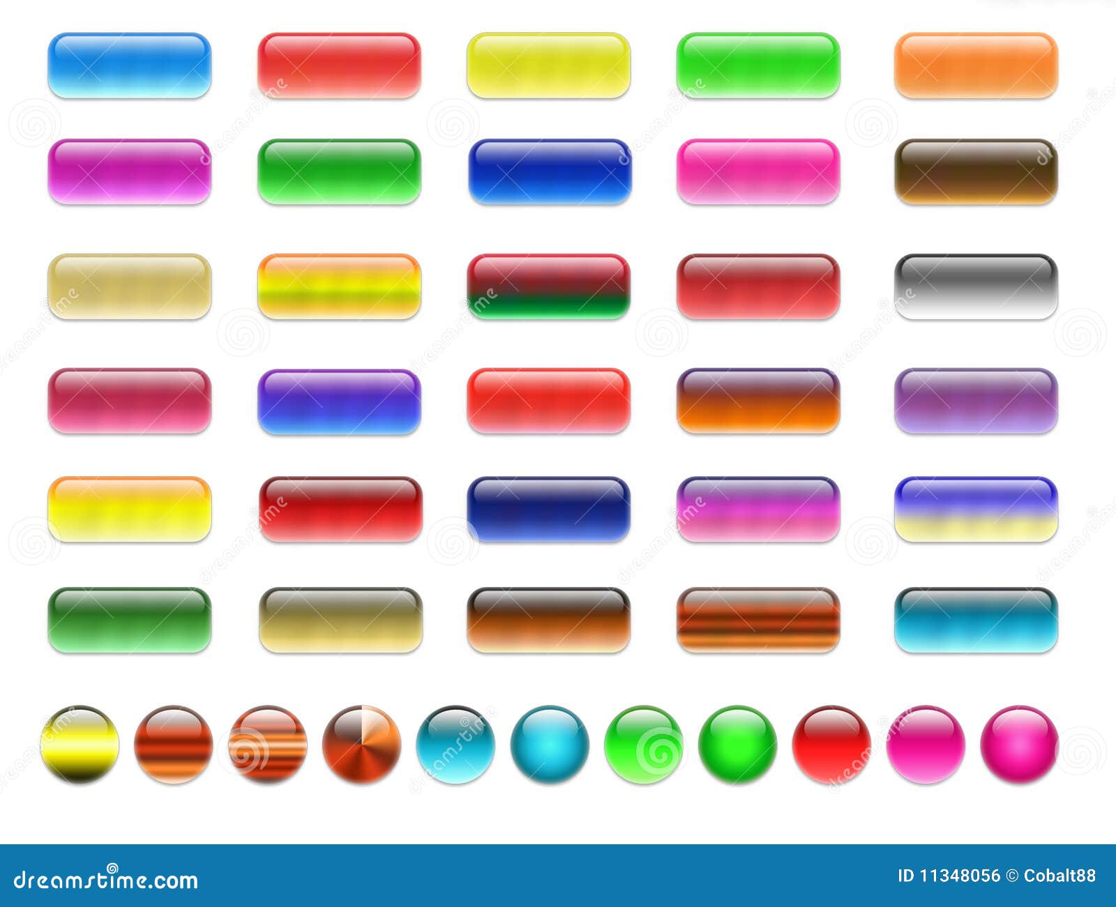 Blank, gel web buttons stock illustration. Illustration of green - 11348056