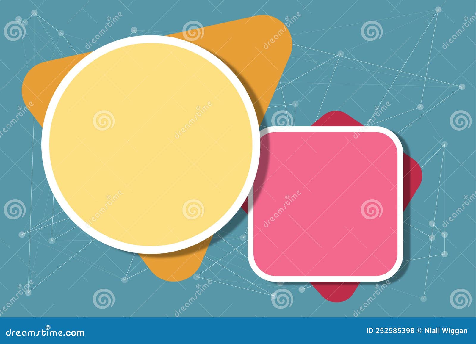 Blank Geometric Shapes and Angles with Copy Space for Business ...