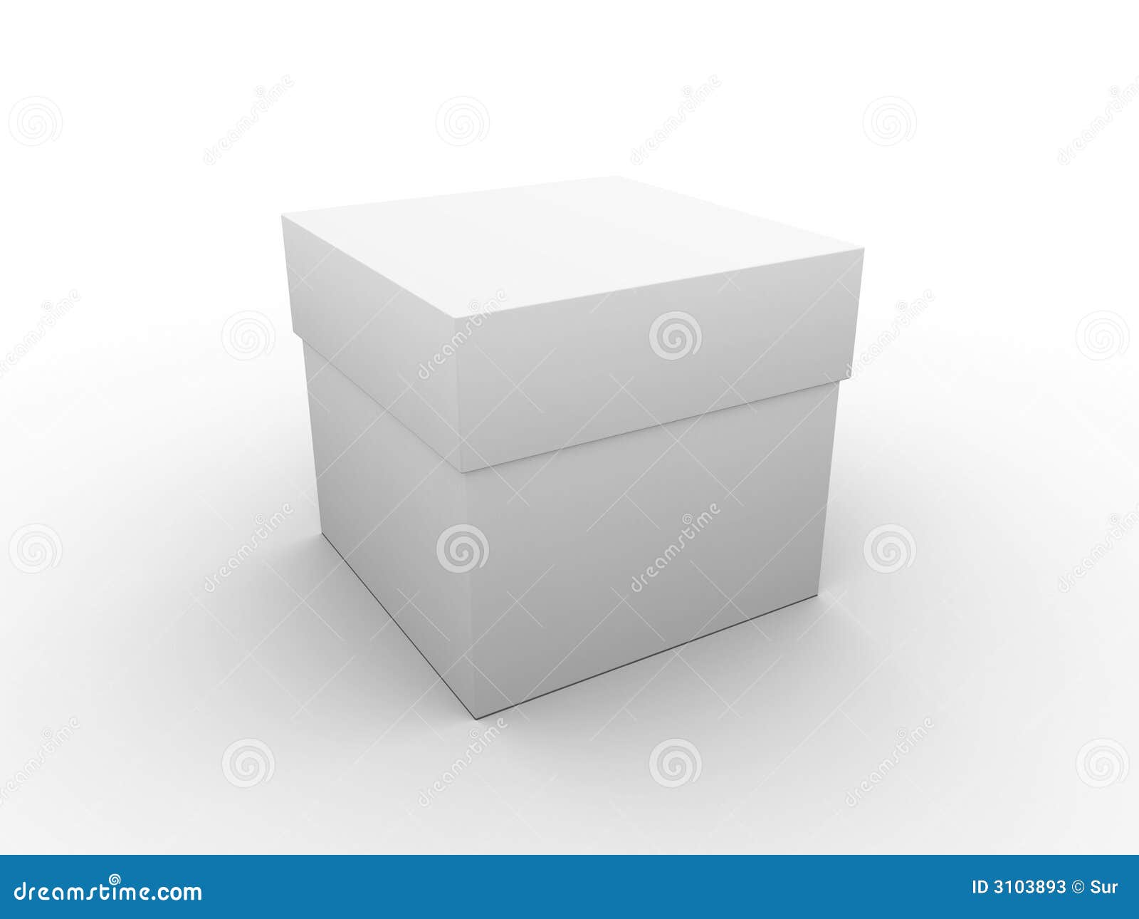 Blank Red Gift Box Open Or Top View Of Red Present Box Tied With Red ...