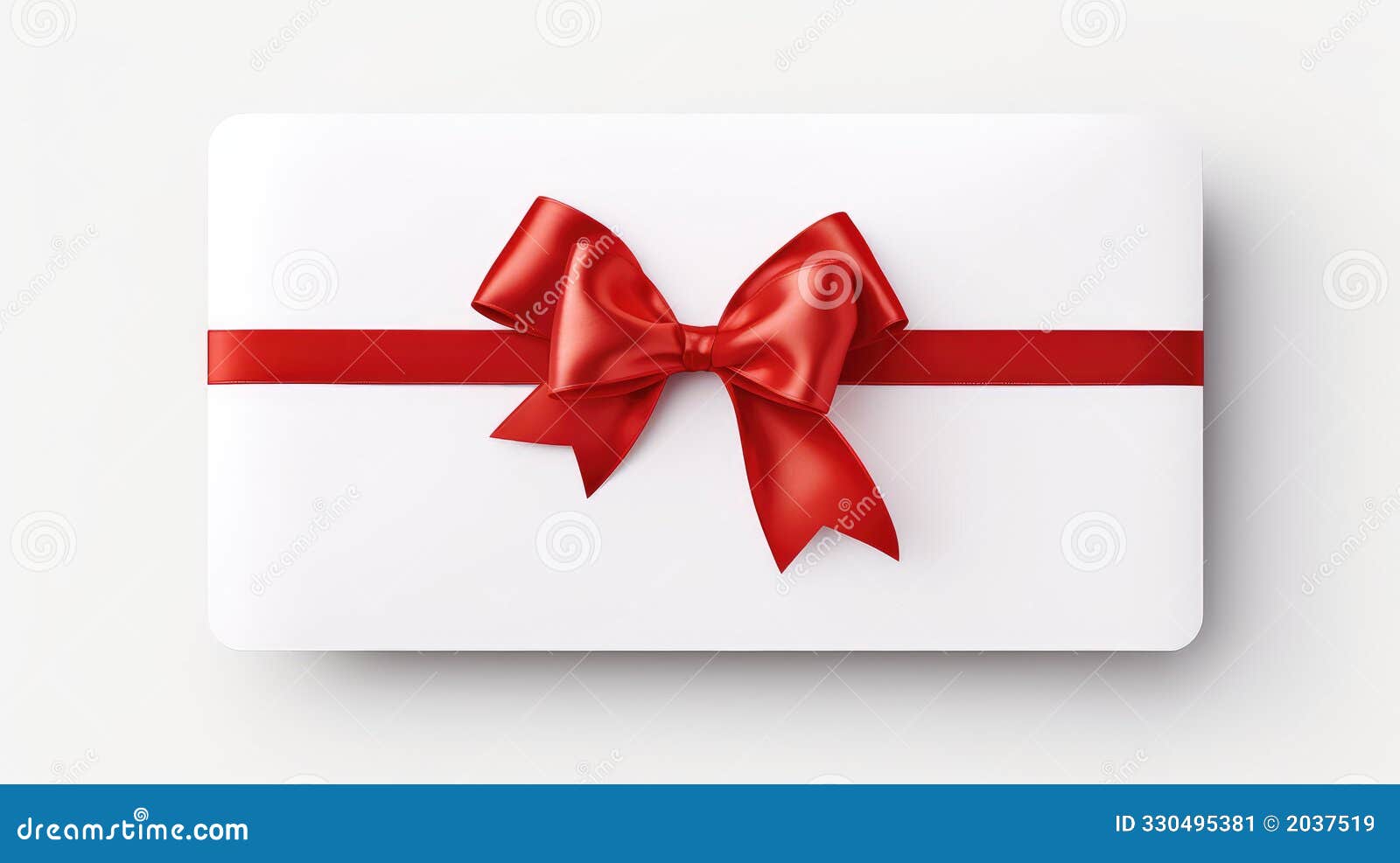 Blank gift card on white stock illustration. Illustration of simple ...