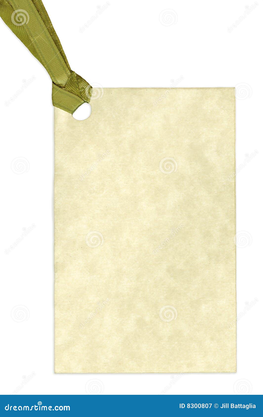 Blank Gift Tag Isolated on White Background Stock Image - Image of ...