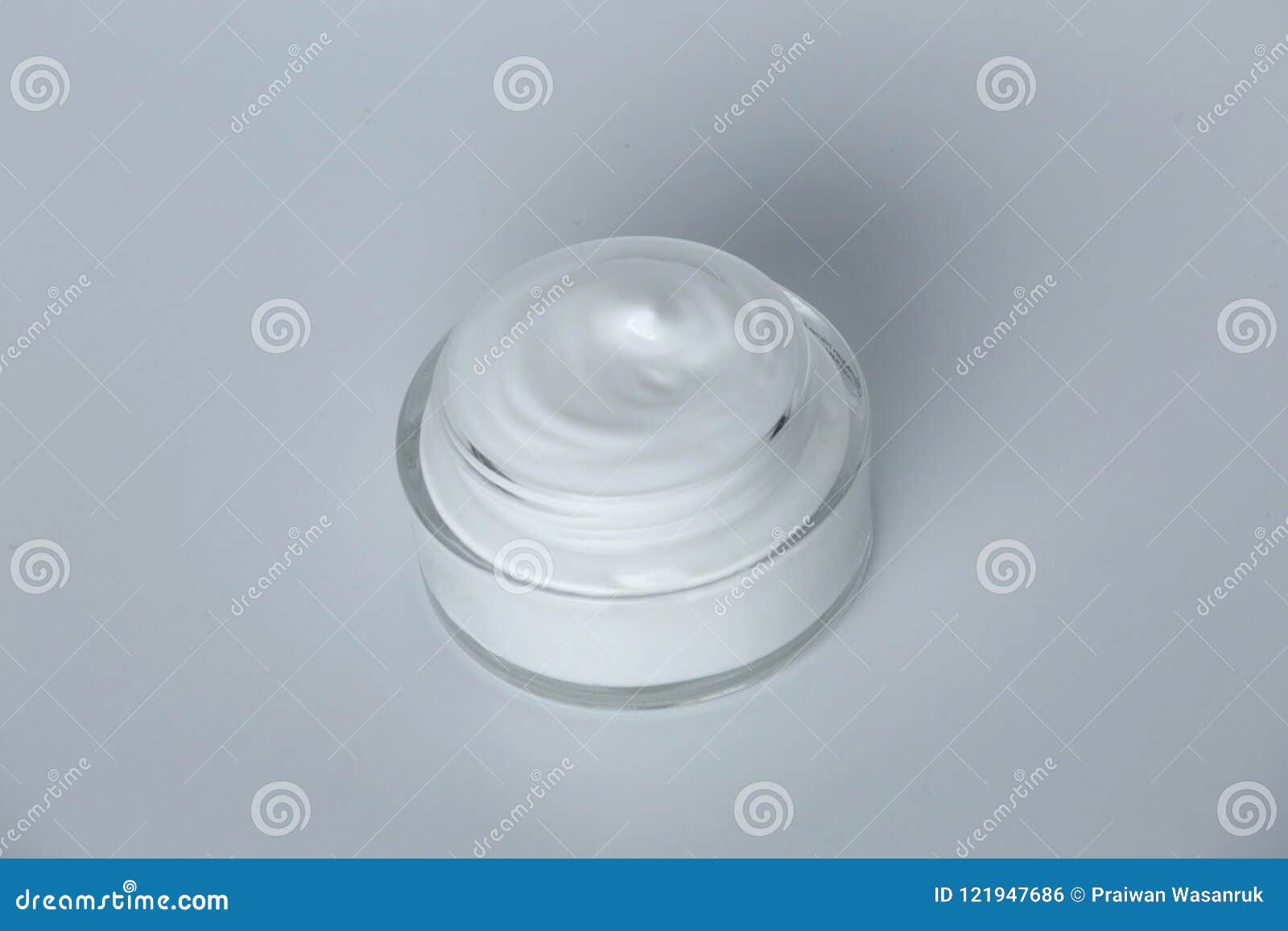 Blank cream container stock photo. Image of blank, skincare - 121947686