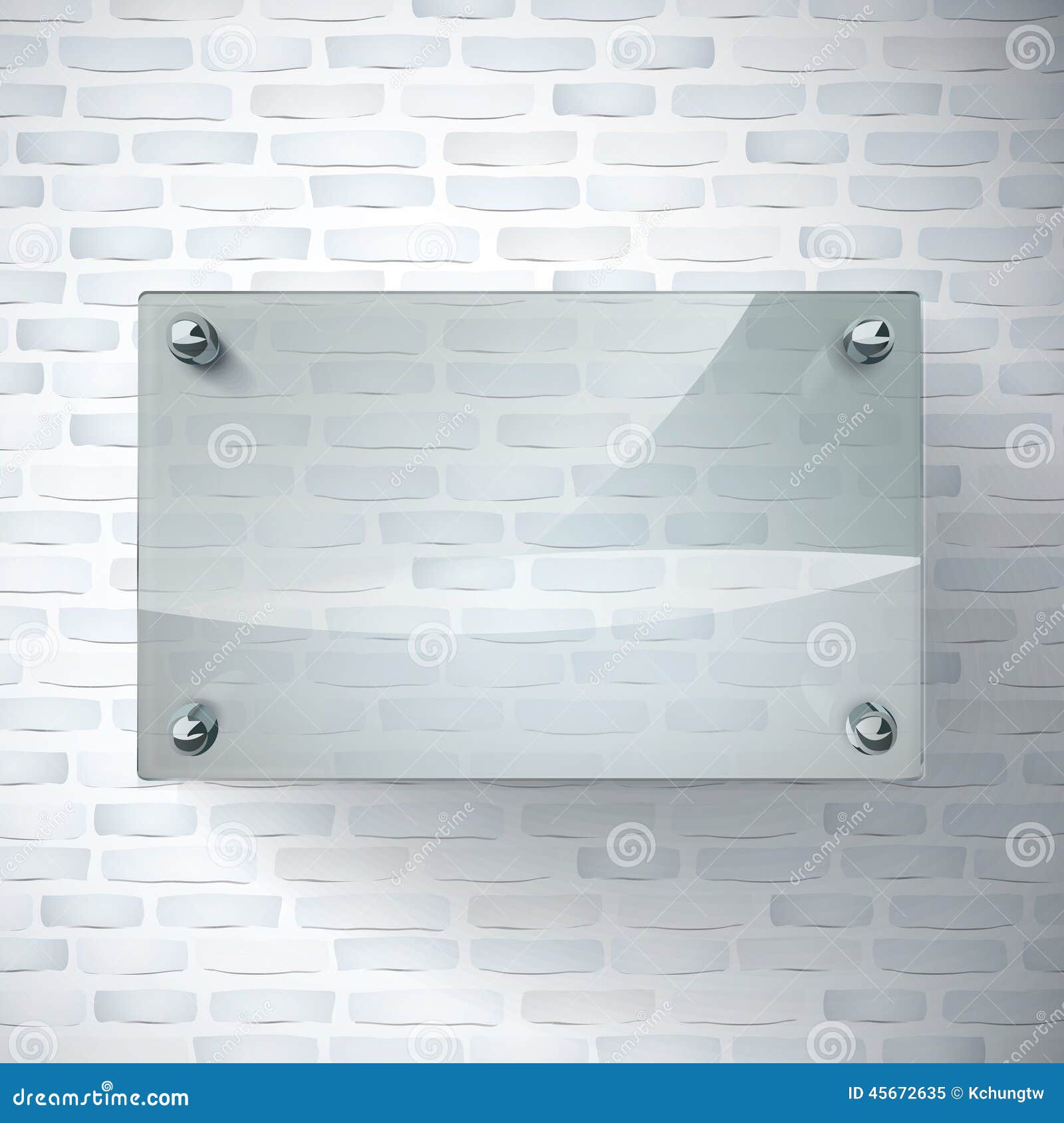 Two Glass Plate On Transparent Background, Clear Glass Showcase ...