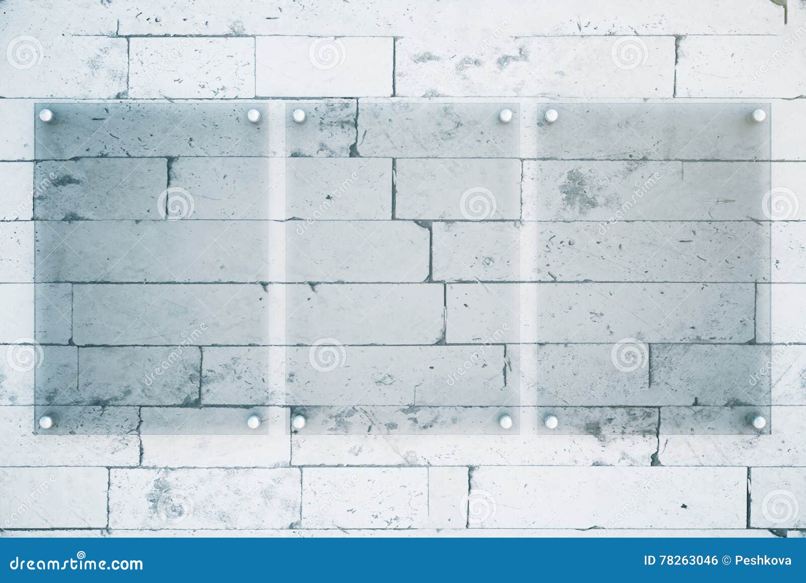 Glass Plates, Set Of Different Glass Shapes, Glass Frames Isolated On ...