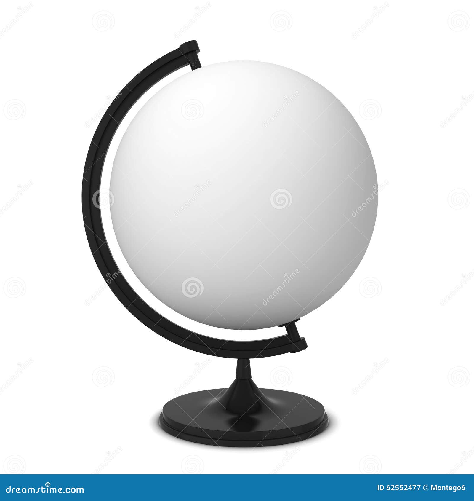 Blank globe stock illustration. Illustration of education - 62552477