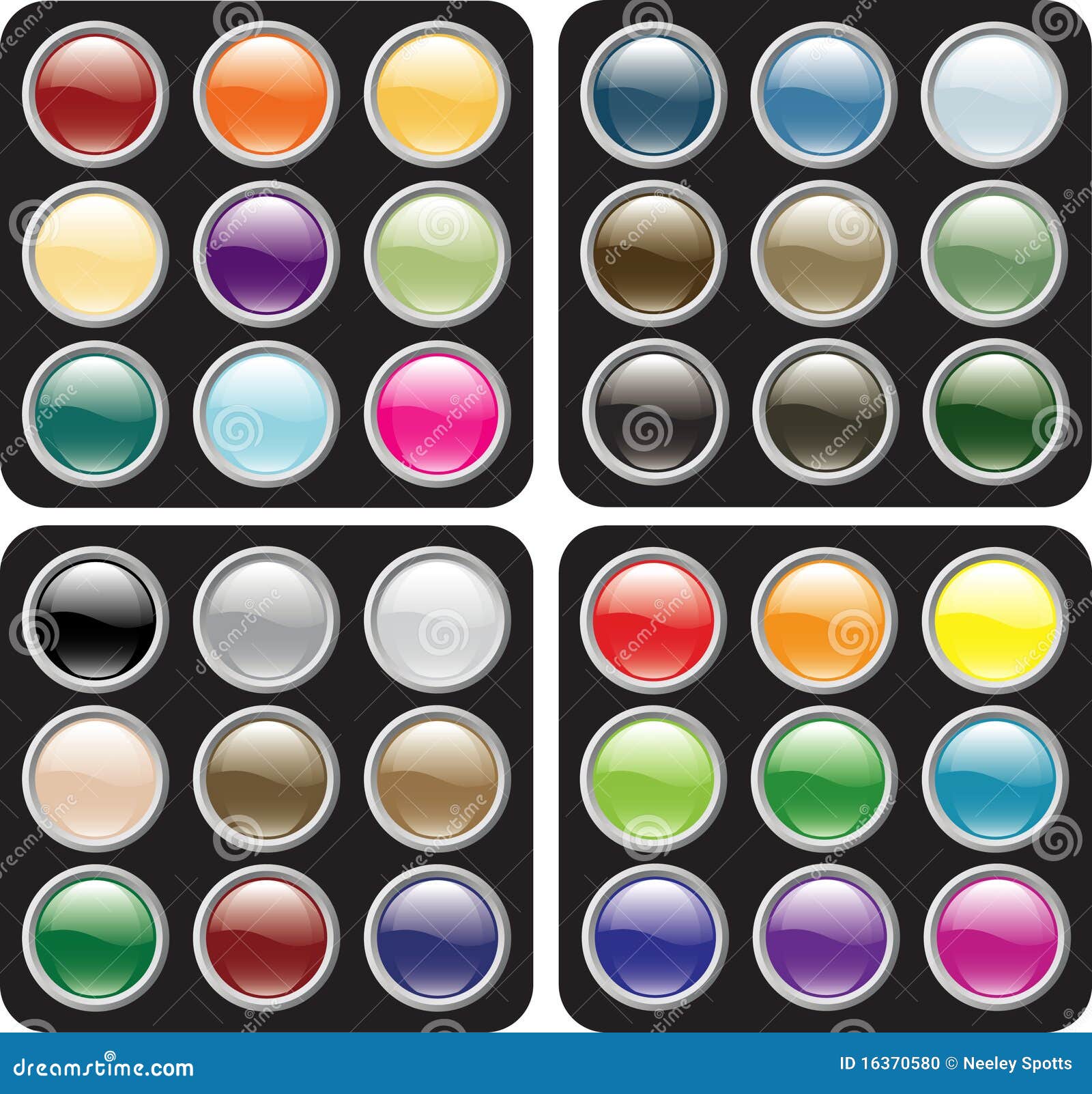Button Sets Stock Illustrations – 1,857 Button Sets Stock Illustrations ...