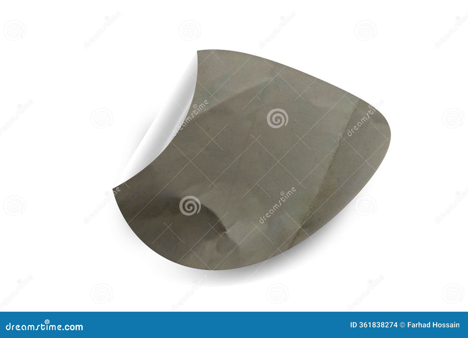 Blank Glued Paper Sticker Tag Label Texture Stock Photo | CartoonDealer ...