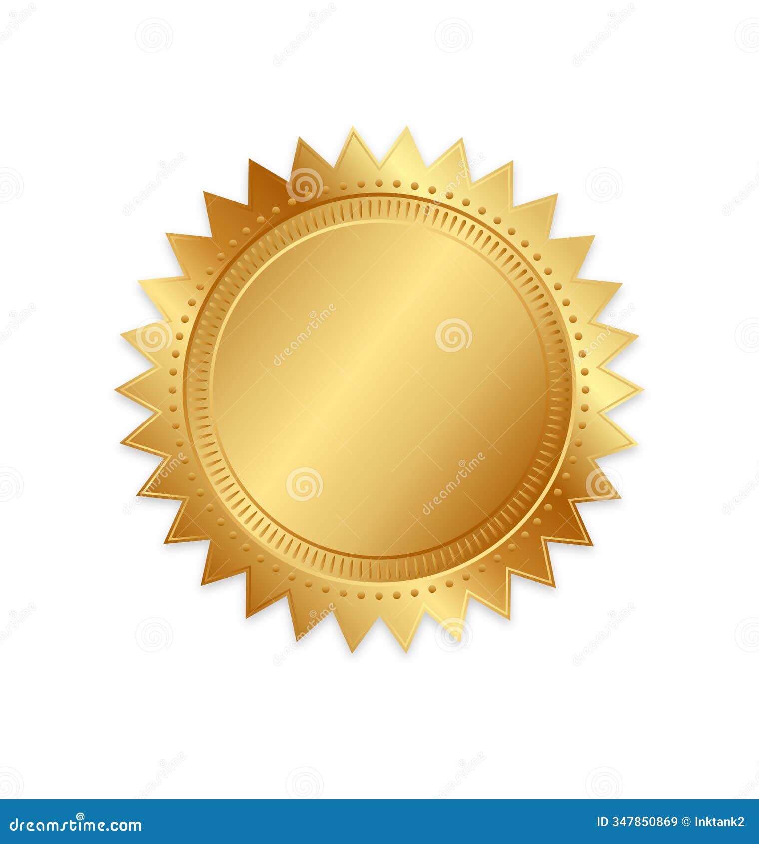 Gold Document With Seal 3d Icon. Important Historical Information ...