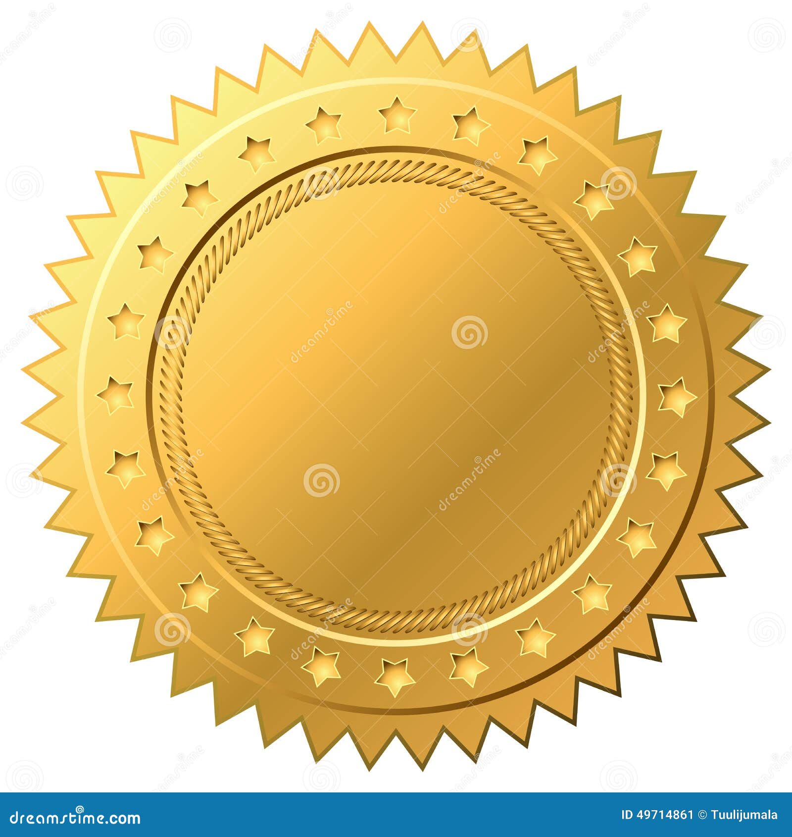 Blank golden label stock vector. Illustration of empty - 49714861