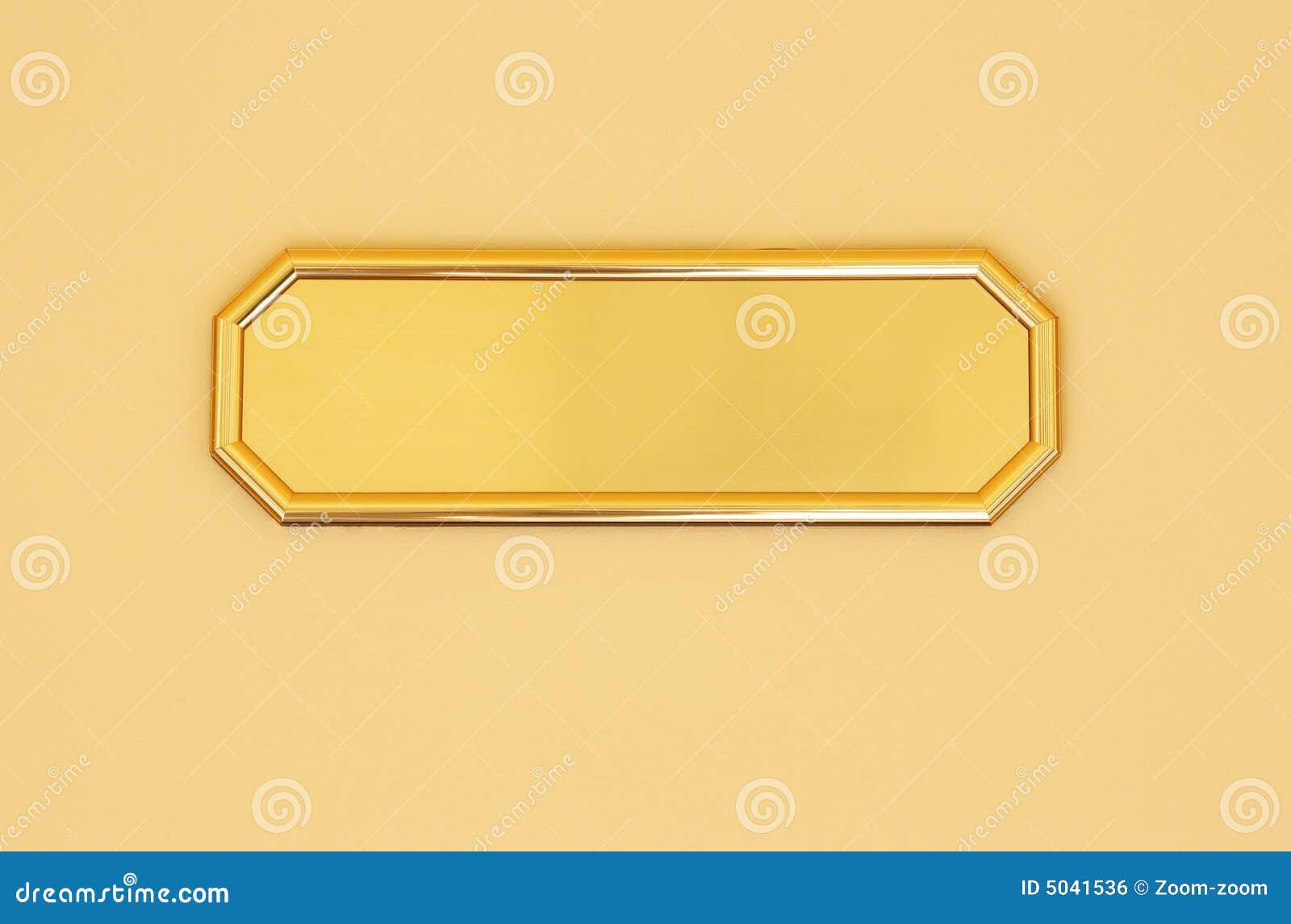 Blank Golden Plate Royalty-Free Stock Photo | CartoonDealer.com #23093127