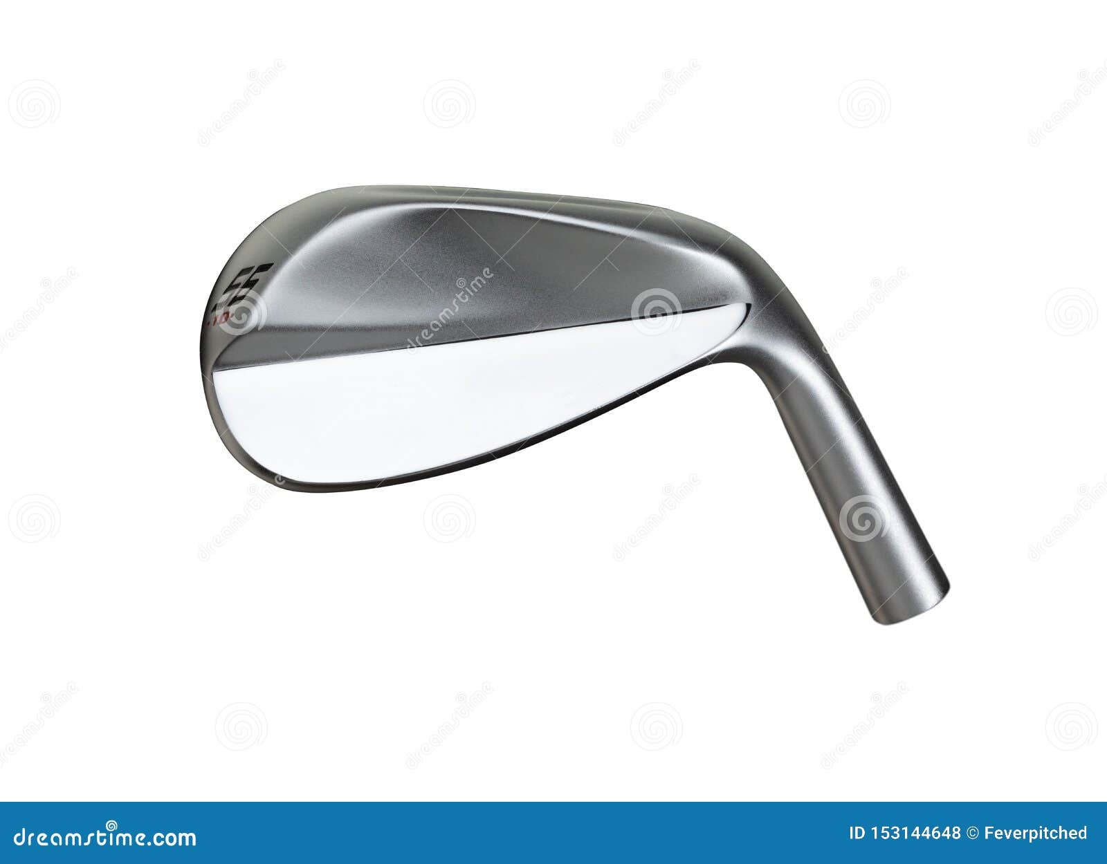 Blank Golf Club Wedge Iron Head Back Isolated on White Background Stock ...