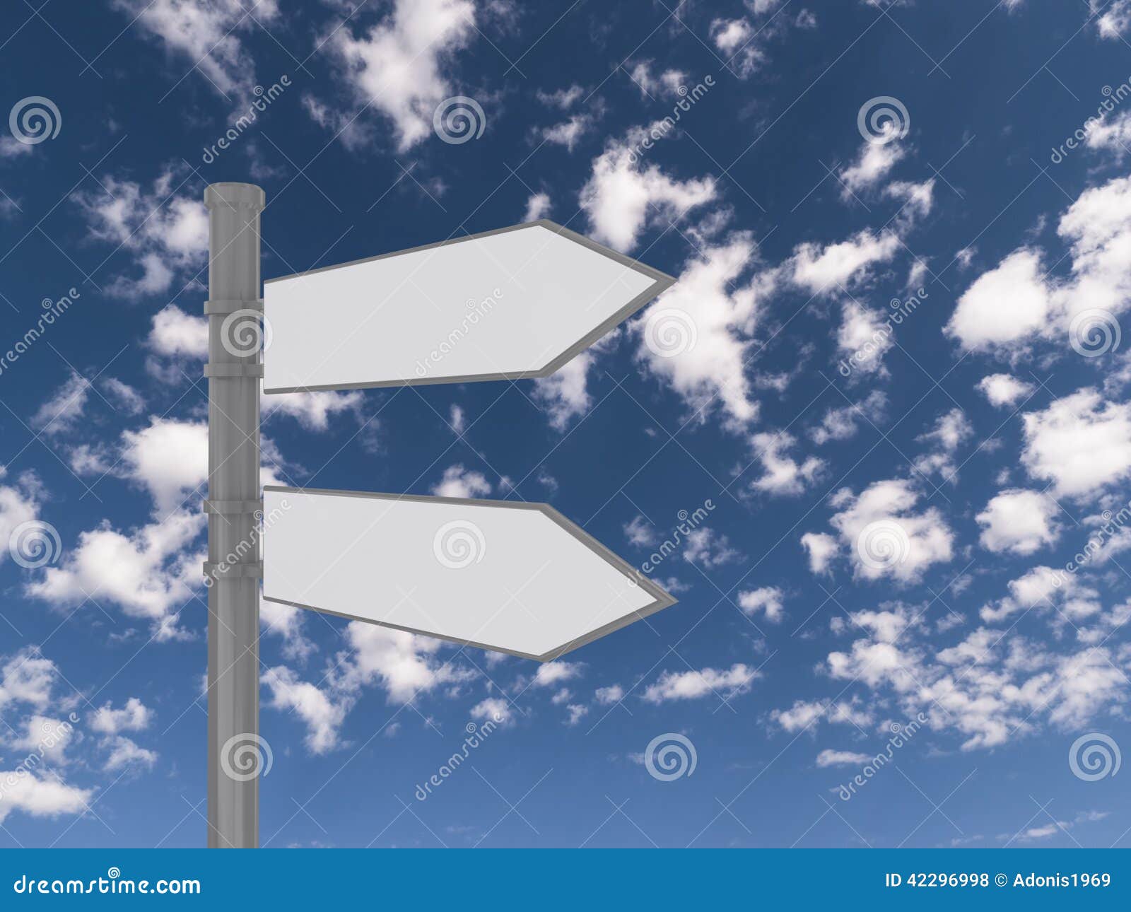 Blank Traffic Sign With Arrows Pointing In Opposite Directions Stock ... Blank Traffic Sign With Arrows Pointing In Opposite Directions Stock ...