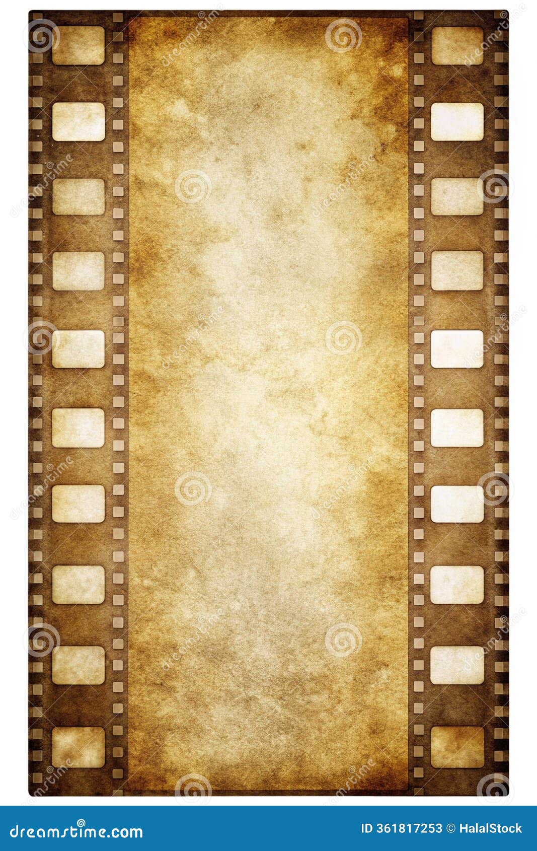 Grained Film Strip Texture Background With Heavy Grain And Dust ...