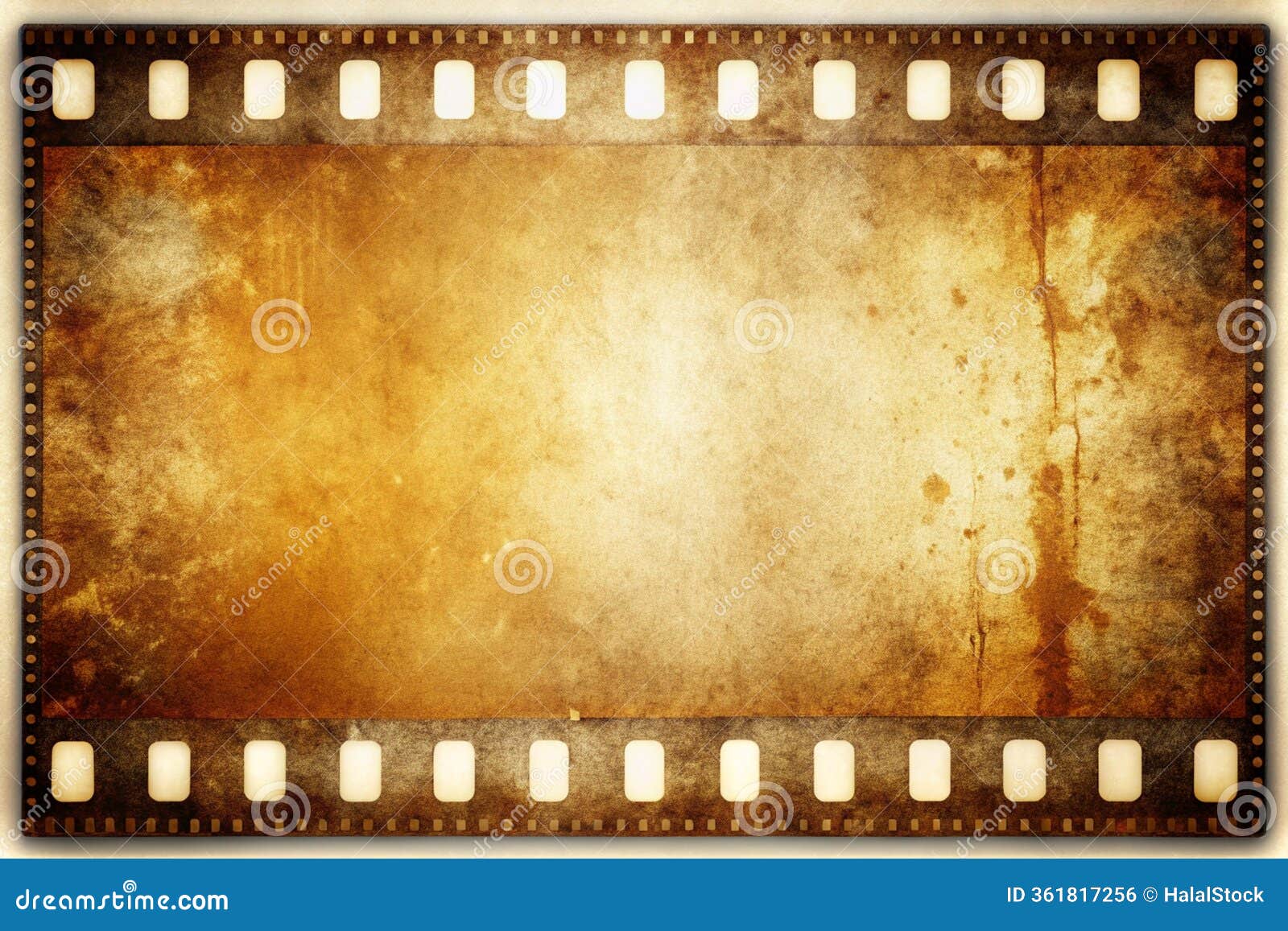 Grained Film Strip Texture Background With Heavy Grain And Dust ...