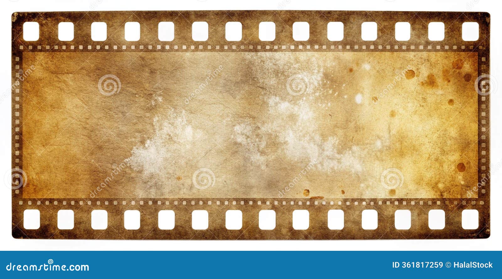 Grained Film Strip Texture Background With Heavy Grain And Dust ...