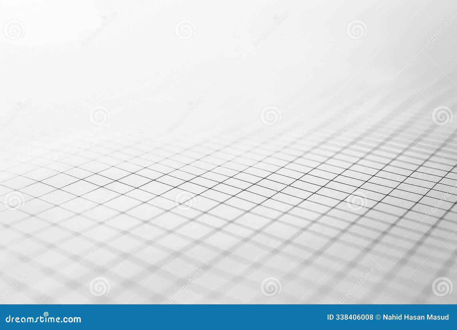 Blank Graph Paper Background with a Grid of Fine Lines on a White ...